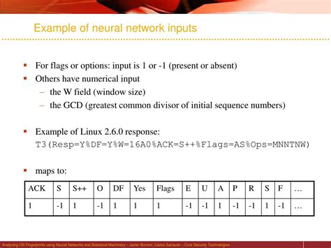 ppt analyzing os fingerprints using neural networks and statistical