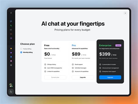 Pricing Plan Ui Design Desktop On Behance