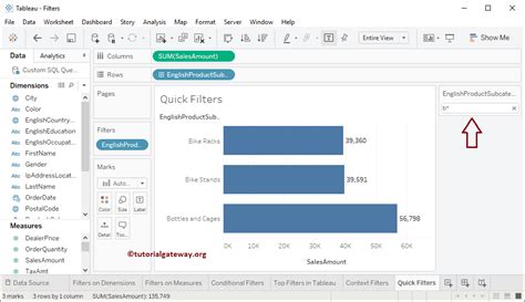 Quick Filters In Tableau