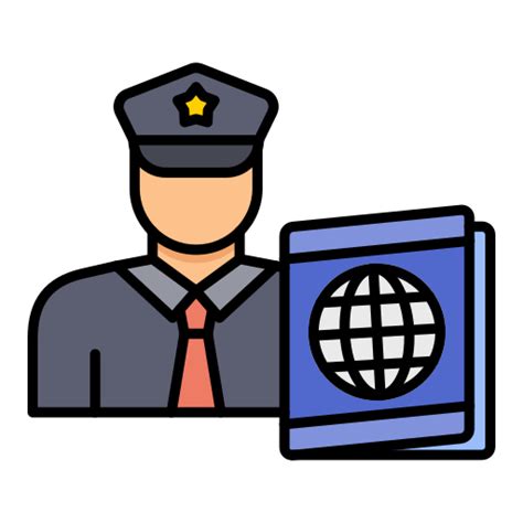 Passport Control Generic Color Lineal Color Icon