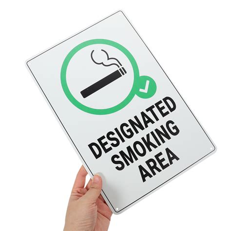 다리미 흡연 표지판 다리미 흡연 구역 플라크 보드 공공 창의적 표지판 도로 안전