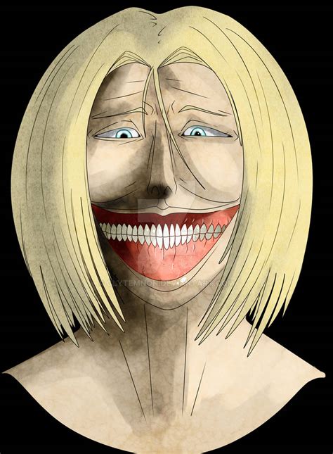Attackontitan Smiling Titan 2 By Clytemnon On Deviantart
