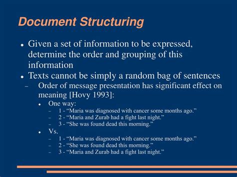 Ppt Open Source Implementation Of Document Structuring Algorithm For
