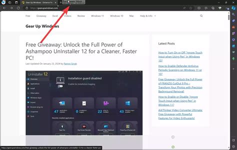 How To Enable Or Disable Super Drag Drop Feature In Microsoft Edge On Windows Or Gear