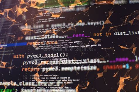 Html In Editor For Website Development Website Html Code On The Laptop Display Closeup Photo