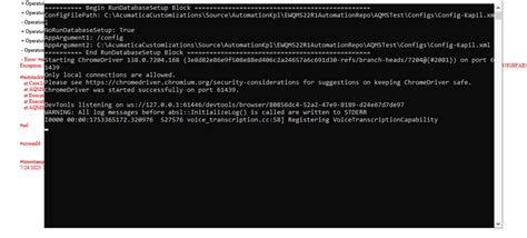 Facing Error While Running Automation Script On Some Machines Community