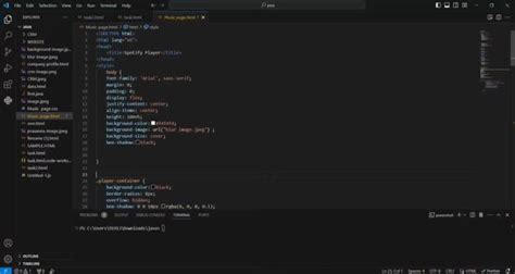g lakshmi prasanna on linkedin musicwebpage html css