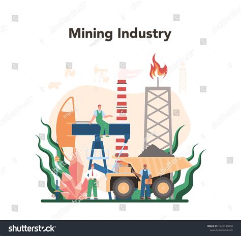 Mining Concept Mineral Natural Resources Extraction 库存矢量图（免版税）1922140898 Shutterstock