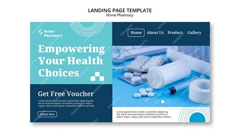 Free Psd Home Pharmacy Template Design