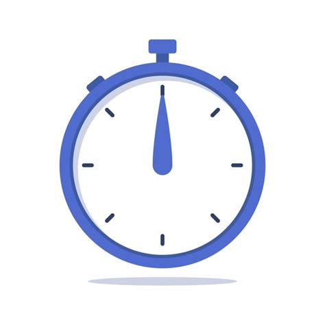 Premium Vector Simple Stopwatch Flat Style
