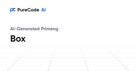 build great primeng box components faster using ai tools