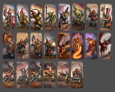 All Chaos Dwarf Unit Cards R Totalwar