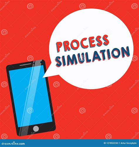 Conceptual Hand Writing Showing Process Simulation Business Photo