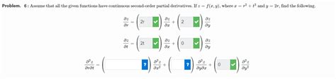 Solved Problem 6 Assume That All The Given Functions Have