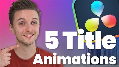Animate Text Like A Pro 5 Fusion Techniques In Davinci Resolve Youtube