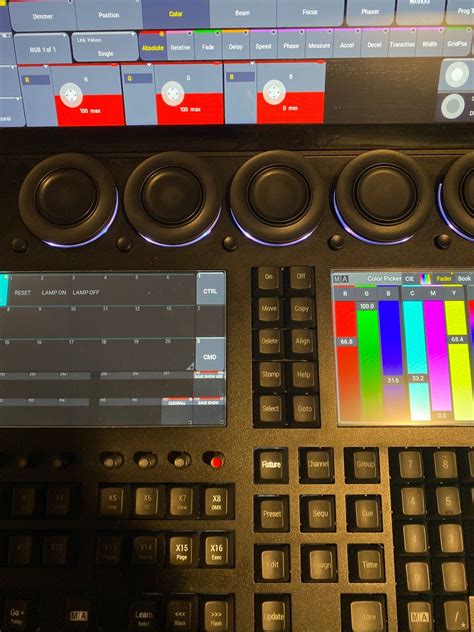 Colorpicker Values Vs Encoder Values Grandma3 Software Ma Lighting