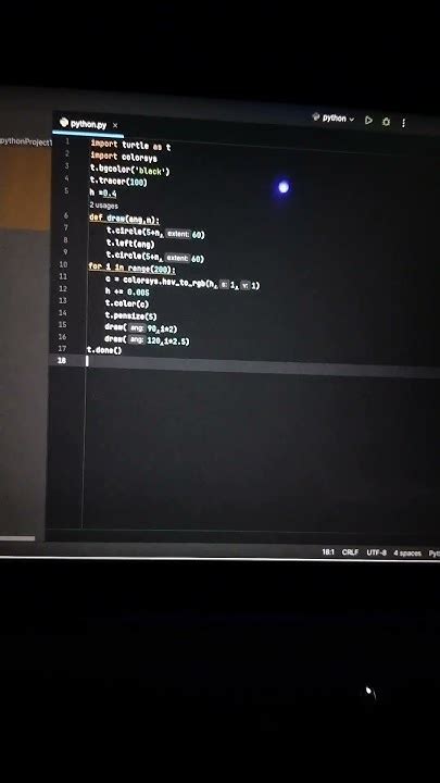 Python Graphics Code Shorts Youtube