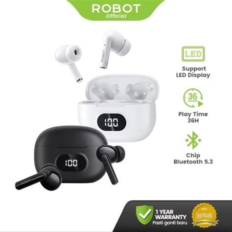 Jual Robot Tws T70 Led Display Tws Bluetooth Headset Bluetooth Robot Original Produk Shopee