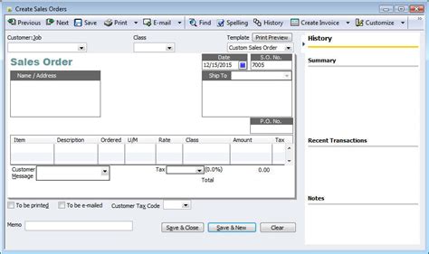 Sales Orders In Quickbooks Why When How