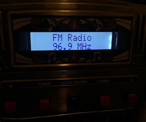 Fm Radio With Si4703 Arduino Pro Mini And 33v Large Lcd
