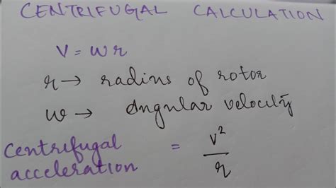 Centrifuge Rpm To Rcf Calculator At David Delarosa Blog