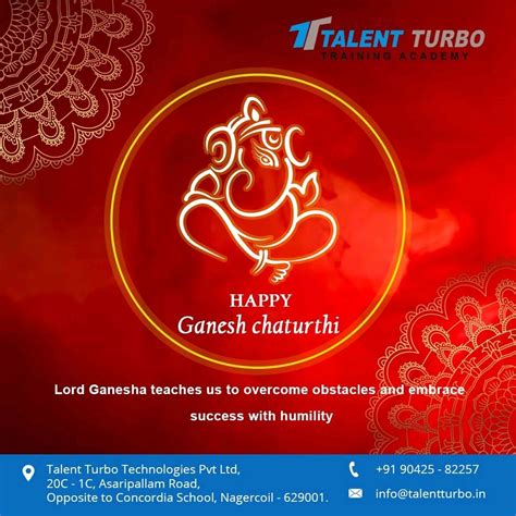 Talentturbo Technologies On Linkedin Ganeshchaturthi2023 Learningjourney