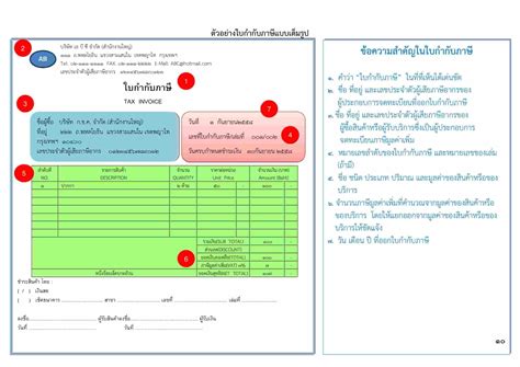หลักเกณฑ์การจัดทำใบกำกับภาษีเต็มรูป ตอนหนึ่ง จดทะเบียนบริษัท ทำ