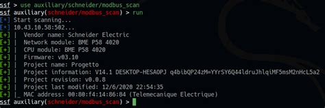 Modulo Scadasploit Modbus Scan Omar Morando