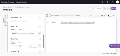 Intonation Andplus Rate Does Not Work Correctly For Last 3 Days Microsoft Qanda