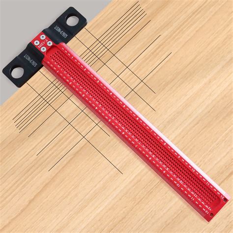 Hfm Woodworking Scriber T Square Ruler 12 Inch Architect Ruler For
