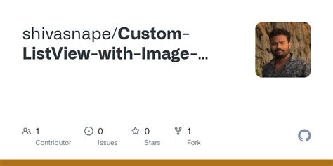 Github Shivasnape Custom Listview With Image And Text