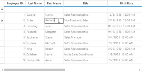 Editing In Windows Forms Gridgrouping Control Syncfusion®