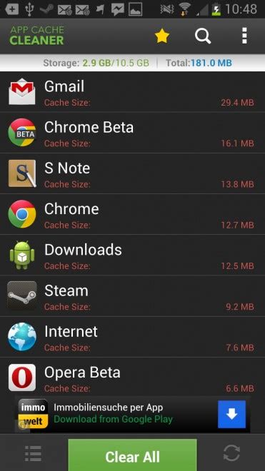 Android Free Up Space With App Cache Cleaner GHacks Tech News