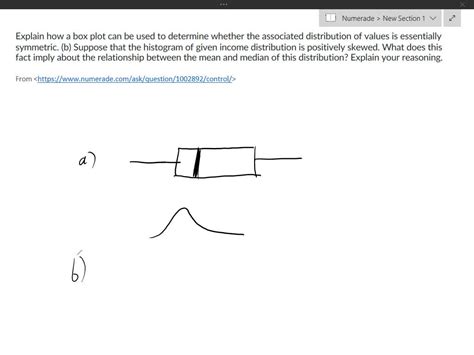 Solved Explain How A Box Plot Can Be Used To Determine Whether The Associated Distribution Of