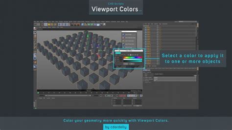 C4d Viewport Colors