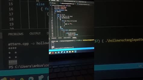 Advanced Pattern Problem Hollow Rectangle Pattern Youtube