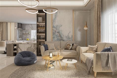 Neo Classical Living Room Behance