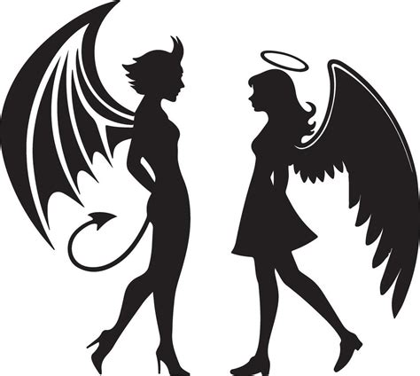 Demon Engel Silhouet