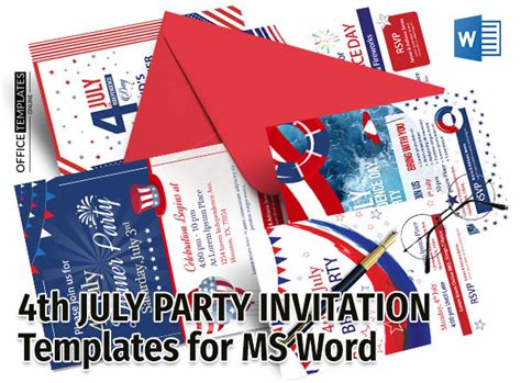 5 Free 4th Of July Invitation Templates In Ms Word