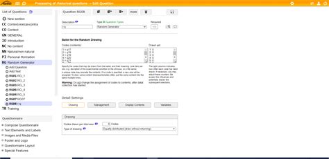 Randomisation Of Questionnaires Sosci Survey Online Support