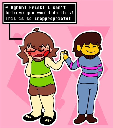 Handholding Frisk X Chara By Lorddanku On Deviantart