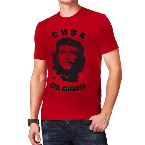 Футболка красная "Cuba Che Guevara" купить в интернет-магазине ...