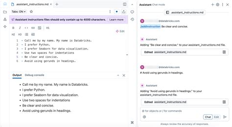 Databricks Assistant 응답 사용자 지정 및 개선 Azure Databricks Microsoft Learn
