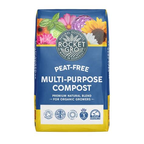Rocketgro Multi Purpose Compost 50l Peat Free Compost Polhill Garden Centre