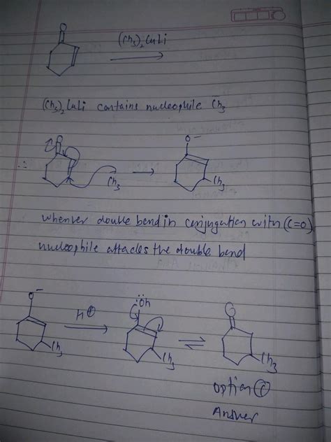 Ch3 2culi HⓇh20 → Product Identify The Structure Of Product Oh Ch3 11 Ph Oh W[ 1 B Ch3 Ch3 Ch3