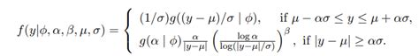 How To Specify Log Pareto Tailed Normal Distribution Numpyro Pyro