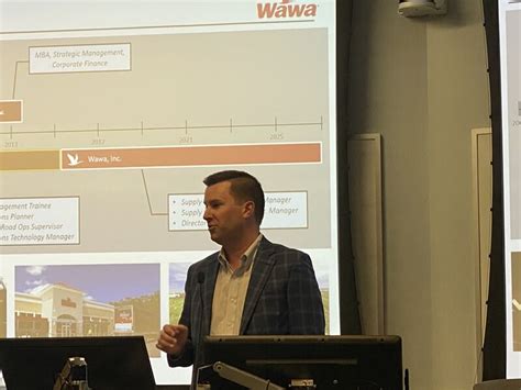 This Week We Welcomed Brian Mccabe From Wawa Inc To Campus He