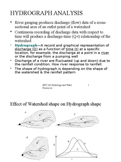 8 Hydrograph Analysis Pdf Hydraulics Chemical Engineering