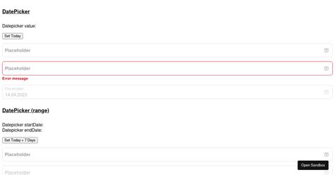 Typesreact Flatpickr Examples Codesandbox