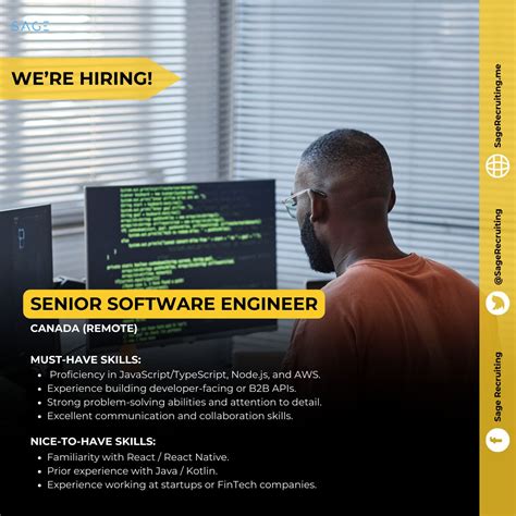 Sage Recruiting On Linkedin Techjobs Developer Careeropportunity Softwareengineerjobs